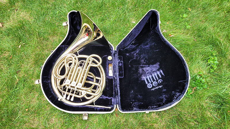 Conn 8D Professional Double French Horn 1978 - Nickel Silver | Reverb