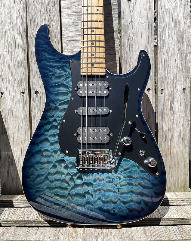 Tom Anderson Drop Top Classic 2022 Arctic Blue Burst | Reverb