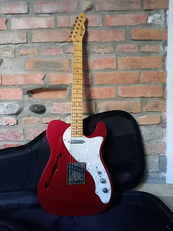 Maybach T68 Teleman Thinline Candy Apple Red | Reverb
