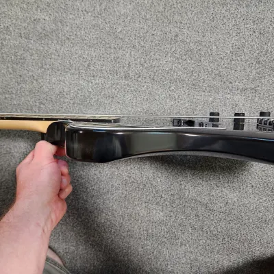 C Stroh Custom Handbuilt "P-bird" Style Bass 2022 Nitro Black | Reverb