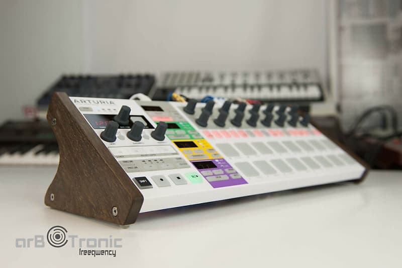 Arturia Beatstep Pro High Wood Side Panels Desktop Stand | Reverb