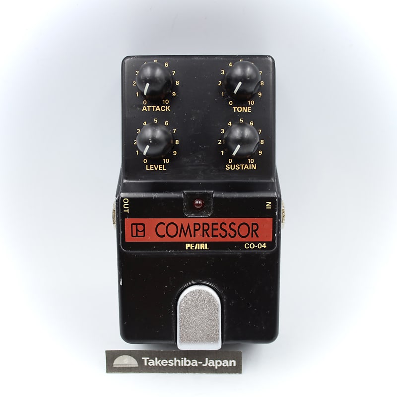 Pearl CO-04 Compressor Made in Japan Vintage Guitar Effect | Reverb
