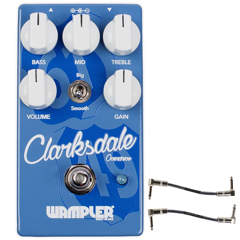 Wampler Clarksdale Overdrive Guitar Effects Pedal (Version 2) | Reverb