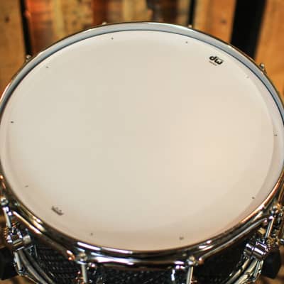 DW 6.5x14 Collector's Maple VLT Grey Crystal Snare Drum - | Reverb