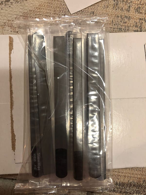 Nut slotting files guitar bass. stew mac. new | Reverb