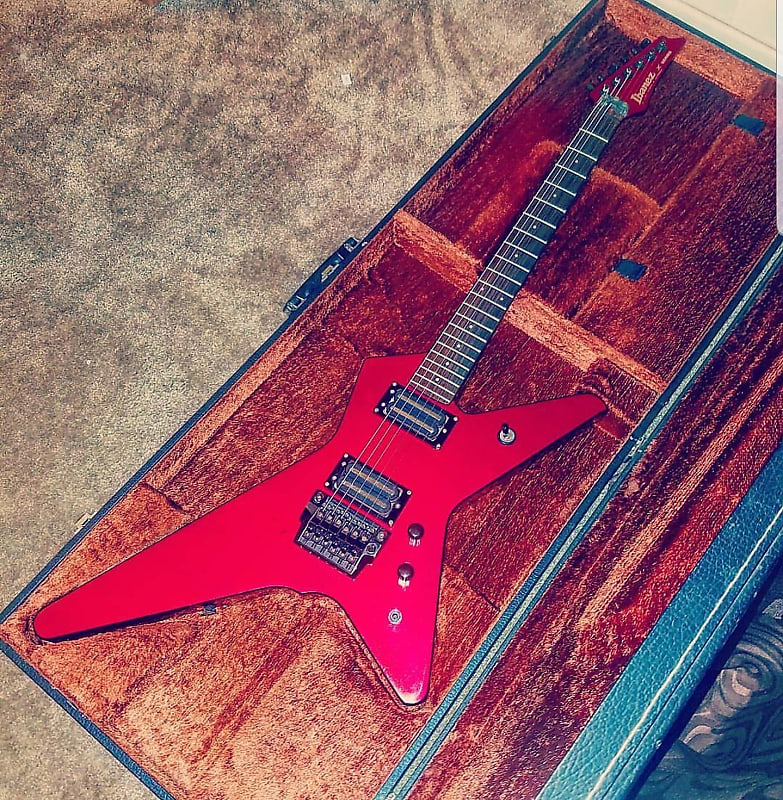 Ibanez DT350 Destroyer II 1984 Candy Apple Red | Reverb