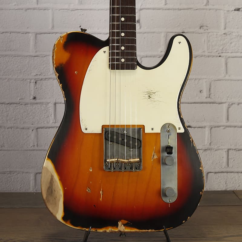 Nash E-63 Ash *Demo Video* 3-Tone Burst Heavy Relic w/Nash | Reverb