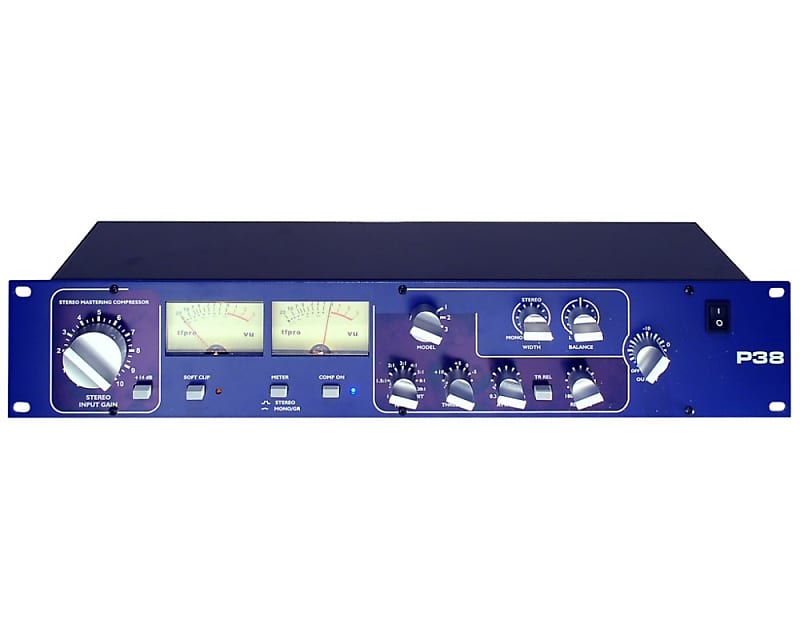 Ted Fletcher TFPro P38 Mastering Compressor Blue Black | Reverb