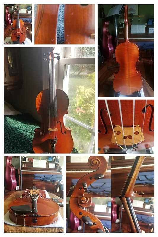 Revived Parisian Workshop 4/4 Vintage Violin Antique French | Reverb