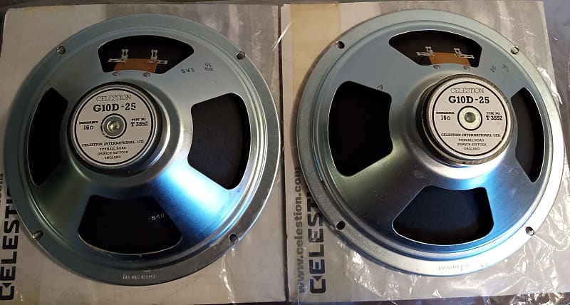 Celestion G10D-25 1980's (2) | Reverb