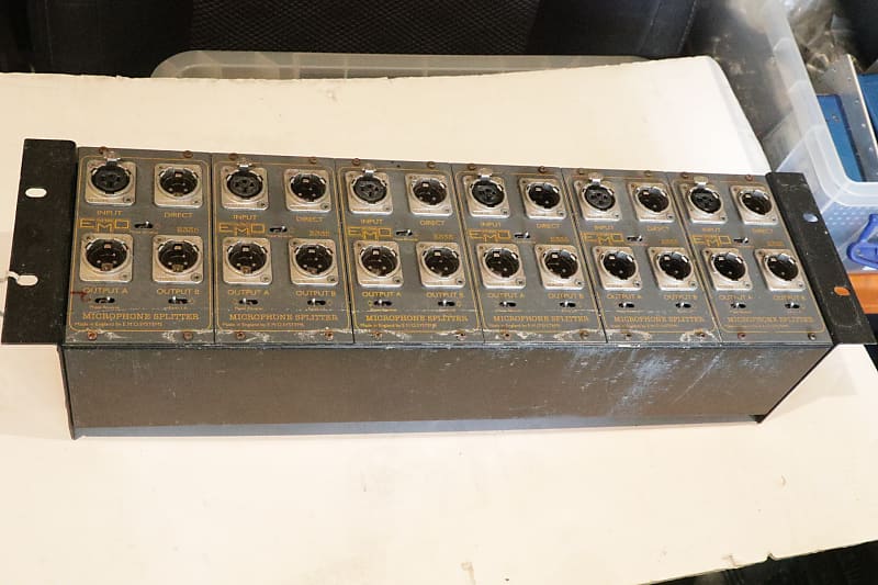 EMO 6ch Carnhill transformers E335 Mic splitter system 3u | Reverb UK