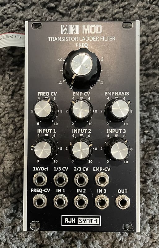 AJH MiniMod VCF Eurorack Module (Black) | Reverb