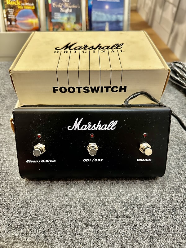 Marshall 3 Way footswitch with LED | Reverb