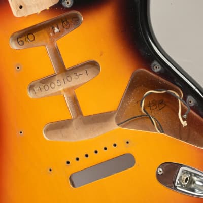 1960 Fender Custom Shop Stratocaster NOS Relic Sunburst Alder | Reverb