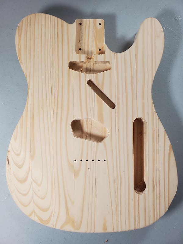 Contoured Telecaster Body | Unfinished Reclaimed Wood | CNC | Reverb