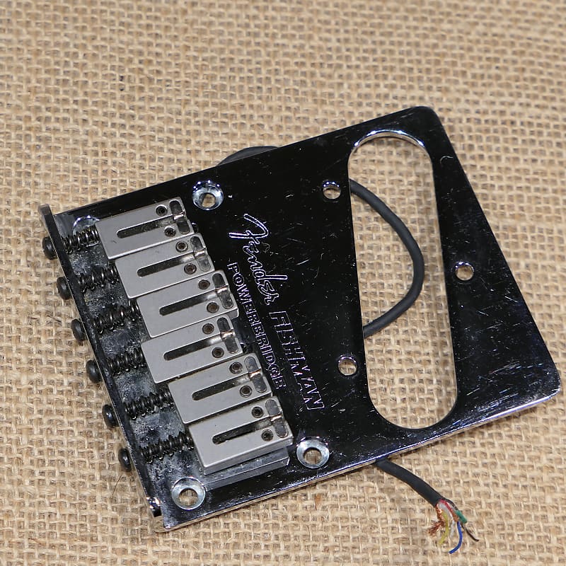 Fender Telecaster Fishman Chrome Bridge - Same Day Shipping | Reverb