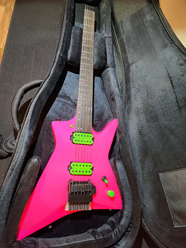 Kiesel LightSpeed 2021 - Hot Pink with Green Accents - NEVER | Reverb