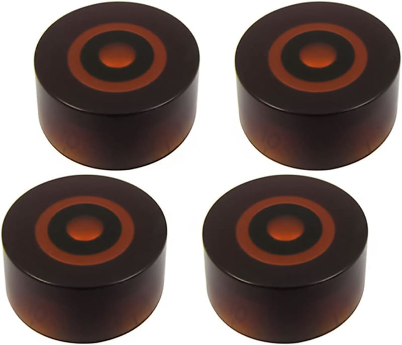 Amber Guitar Knobs Top Hat Volume Tone Speed Control Knob for | Reverb