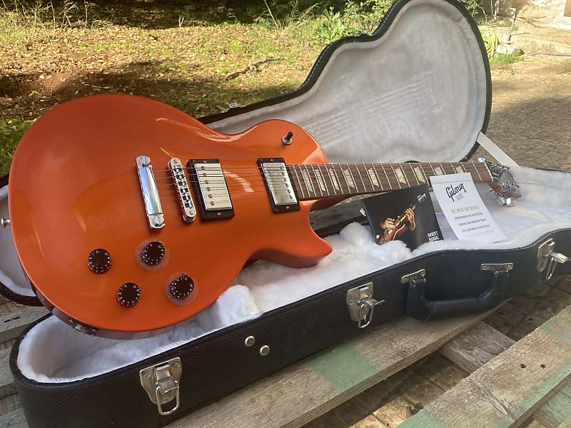 Gibson Les Paul Nitrous Studio Orange Glow 2012 - Orange | Reverb UK
