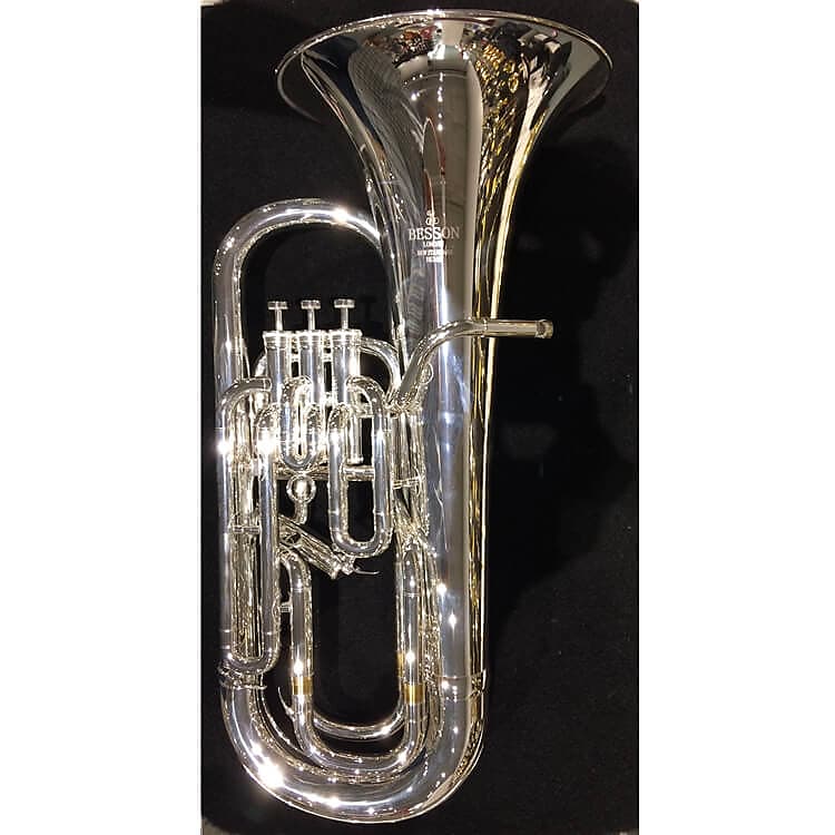 Besson Prodige 165 Bb Euphonium, 3+1, 11" Bell, Silver-Plated | Reverb