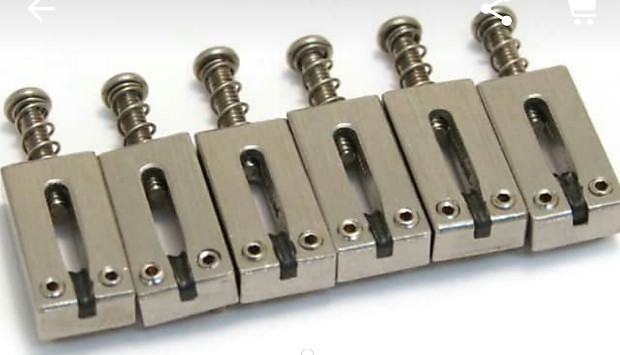 Graph Tech Strat Tele Ferraglide 2015 Brushed Steel Saddles | Reverb