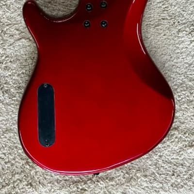 Dean E09M Edge Mahogany Electric Bass Guitar - Metallic Red - | Reverb