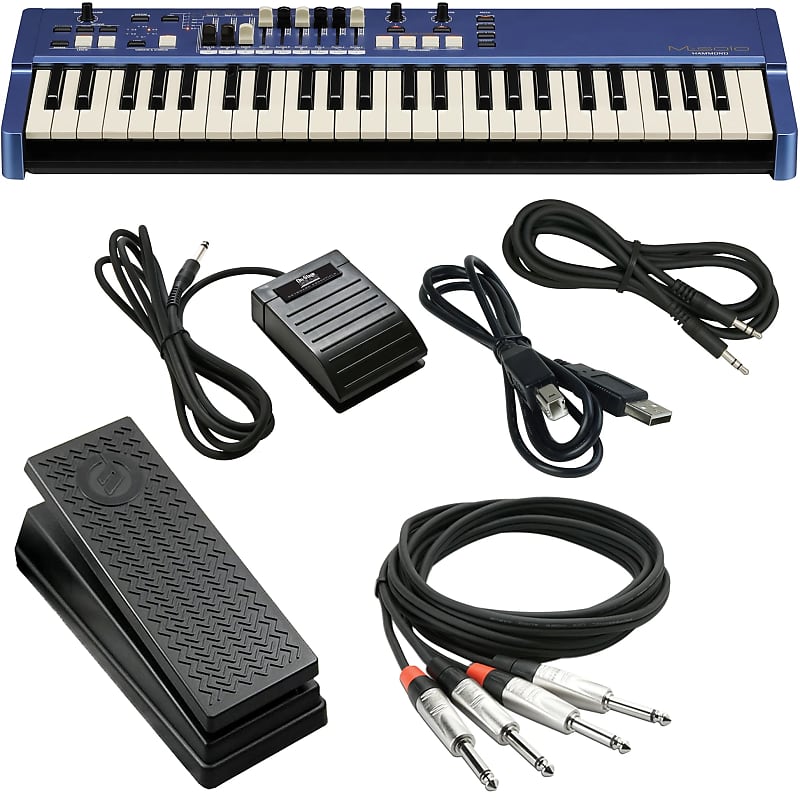Hammond M-solo Organ - Blue CABLE KIT | Reverb