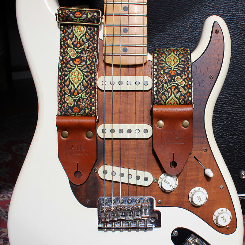 Guitar Strap 🇬🇧 Leather - Air Guitar Straps - "Sunny" | Reverb UK