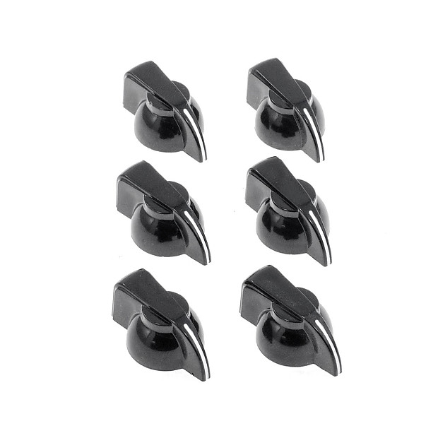 Chicken Head Knobs Black (Set of 6) | Reverb