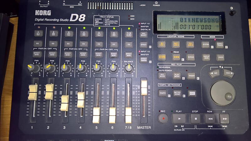 Korg D8 Digital Recording Studio, with inbuilt effects and | Reverb