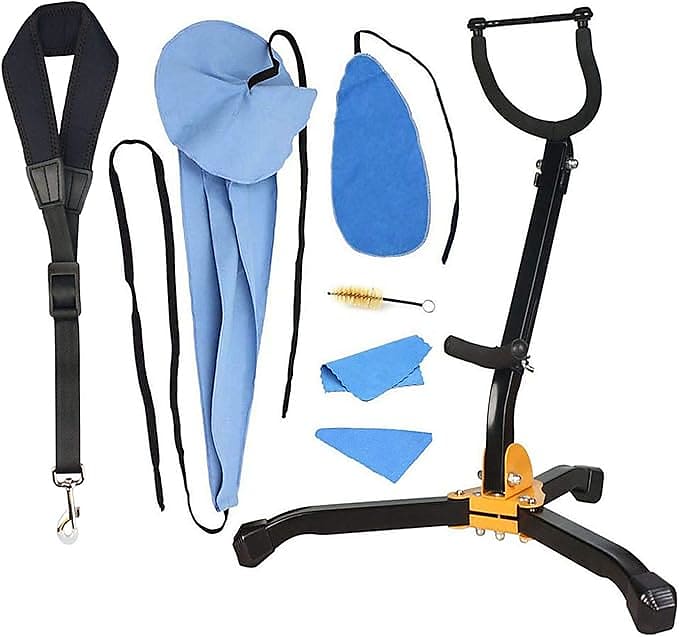 Saxophone Stand Saxophone Cleaning Kit Cleaning Cloth Cotton | Reverb