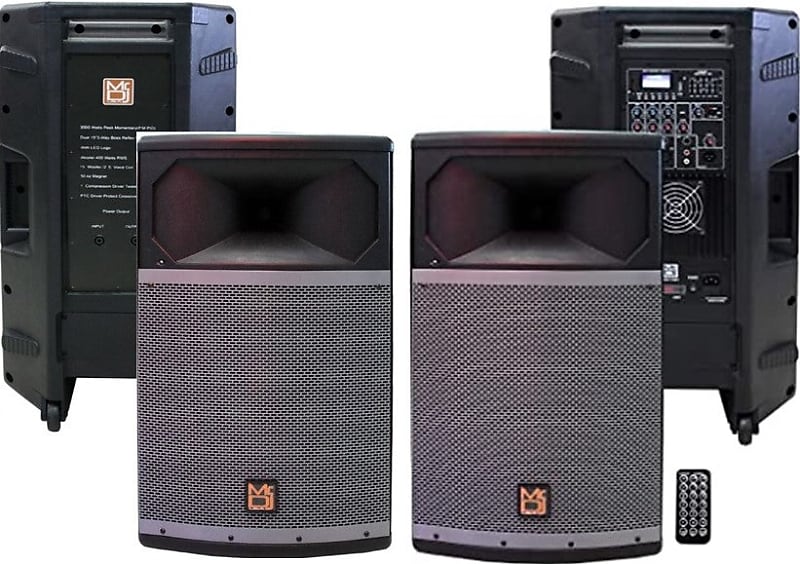 MR DJ PRO115BT & PRO115S PA DJ Active & Passive Speaker | Reverb