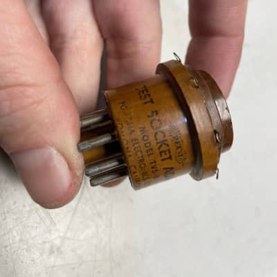 Pomona TVS-8 octal tube test socket saver for tube tester | Reverb