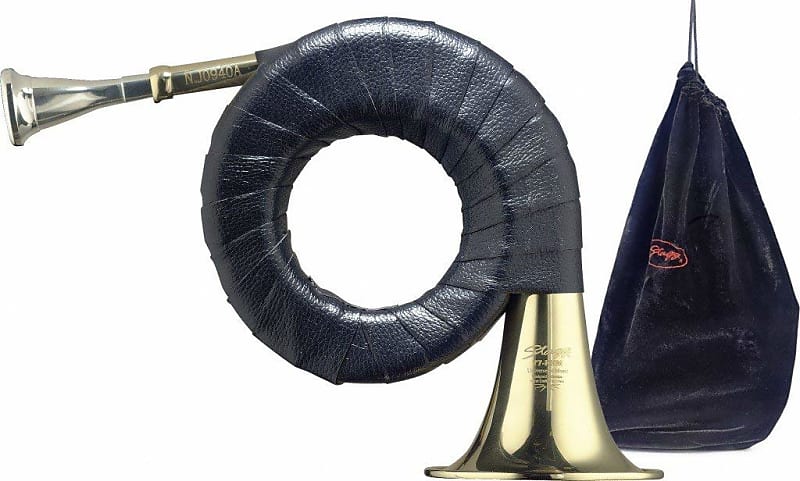 Stagg WS-FS285S Bb Mini-Hunting-Horn w/Bag & Mouthpiece | Reverb