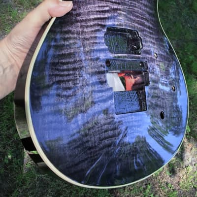 Warmoth VIP - CARVED TOP - CHAMBERED guitar BODY Swamp Ash | Reverb