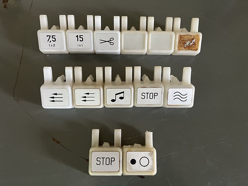 Studer C37 J37 Button Set with Spares - VINTAGE | Reverb