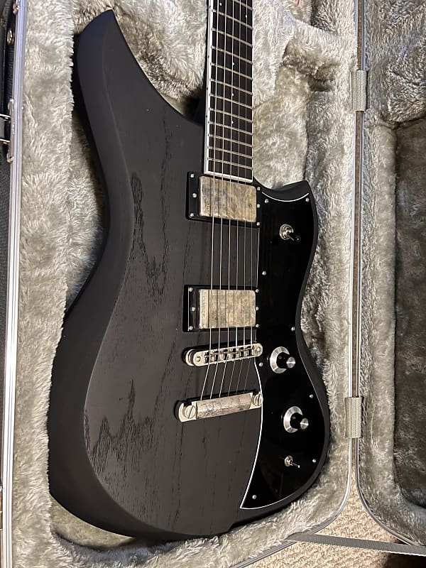 Dunable Yeti - Matte Black, Ash Body, Slugwolf Pickups, Aged | Reverb