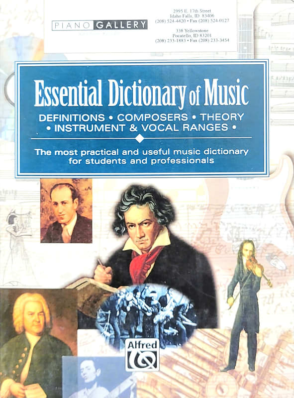 Essential Dictionary of Music- | Reverb