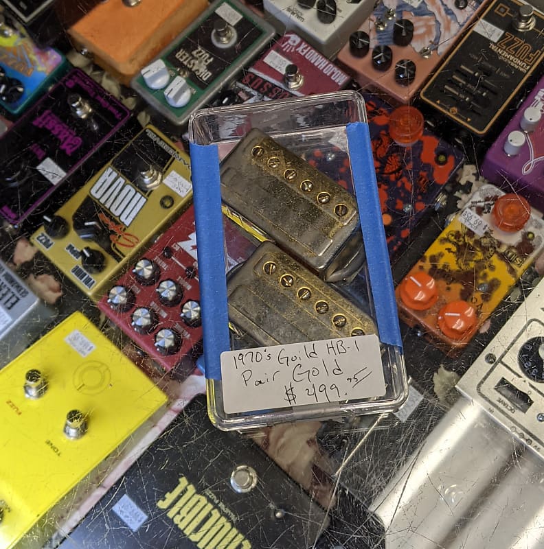 Guild HB-1 Pickup Set - Gold - 1974 | Reverb