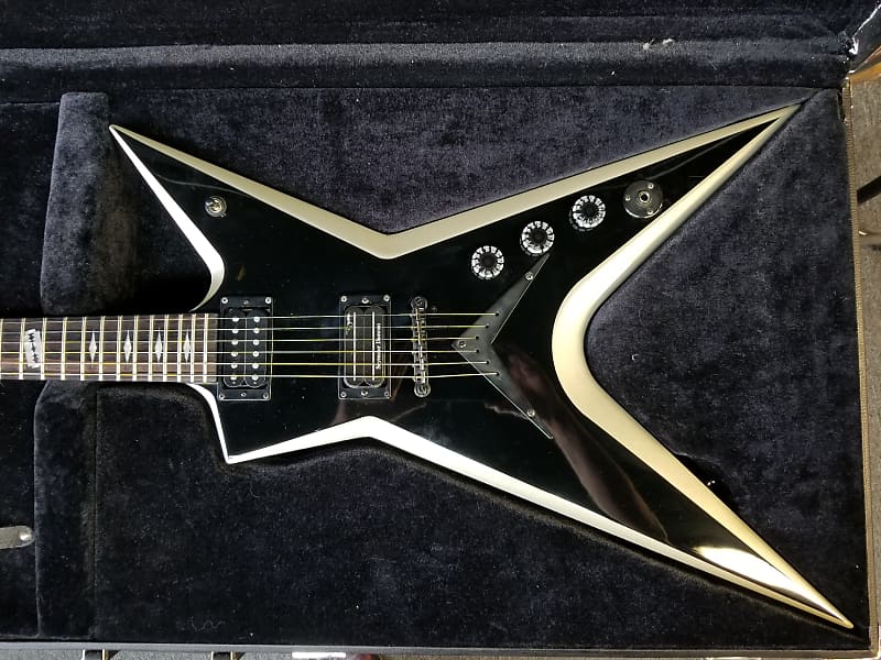 Dean Dime Black/Silver Stealth Dimebag/Dean Hard Case/Make | Reverb