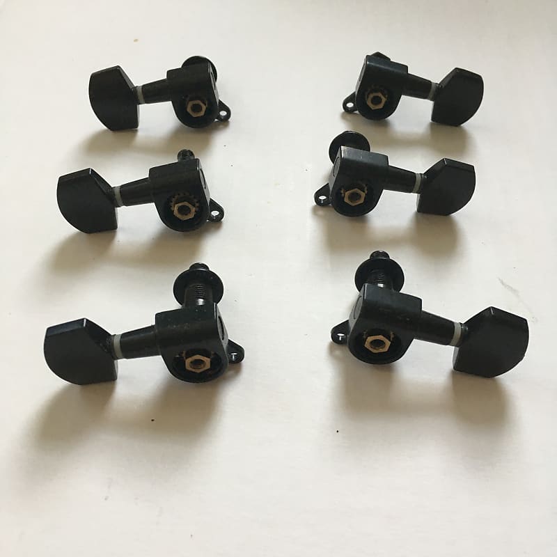 Black 3x3 Tuners Vintage Custom Acoustic LP Light Relic | Reverb