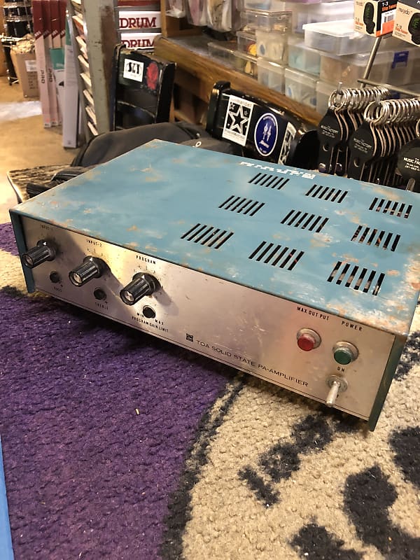 Toa TA-955 1970’s Blue/ steel | Reverb