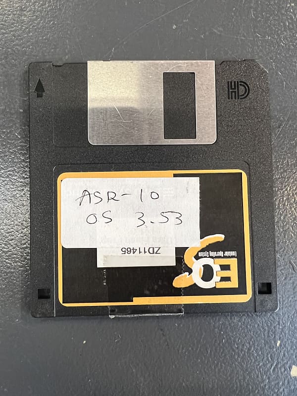 Ensoniq ASR-10 OS 3.53 Floppy Disk | Reverb