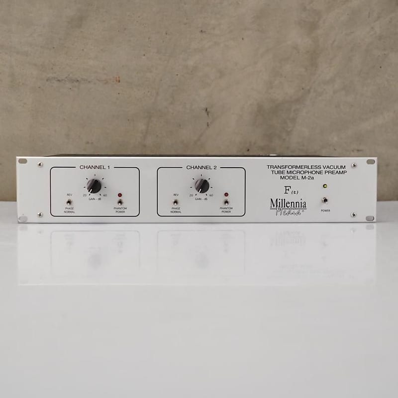 Millennia M-2a Dual Channel Tube Microphone Preamp #56784 | Reverb