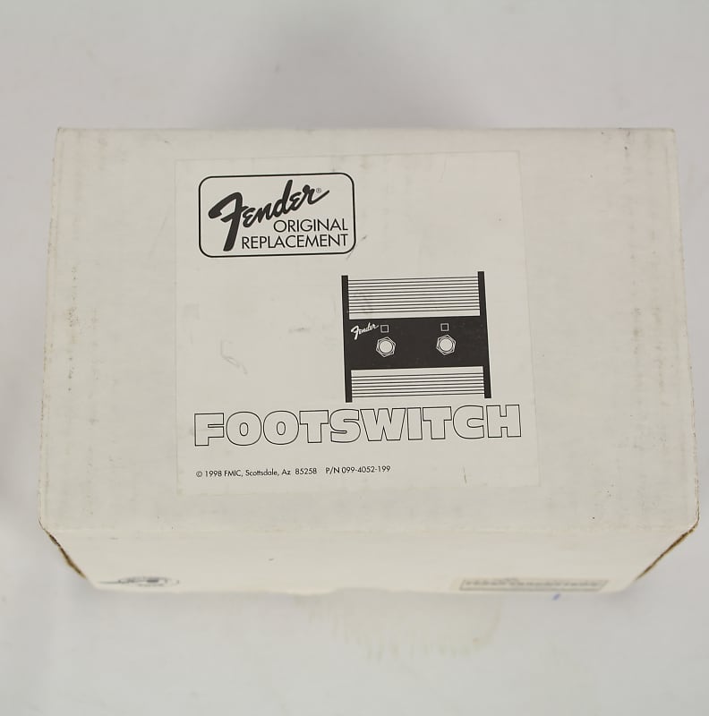Fender 2-Button Footswitch for Electric Guitar Amplifier | Reverb