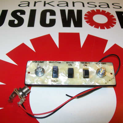 Hofner HCT Bass Pickups Control Panel | Reverb