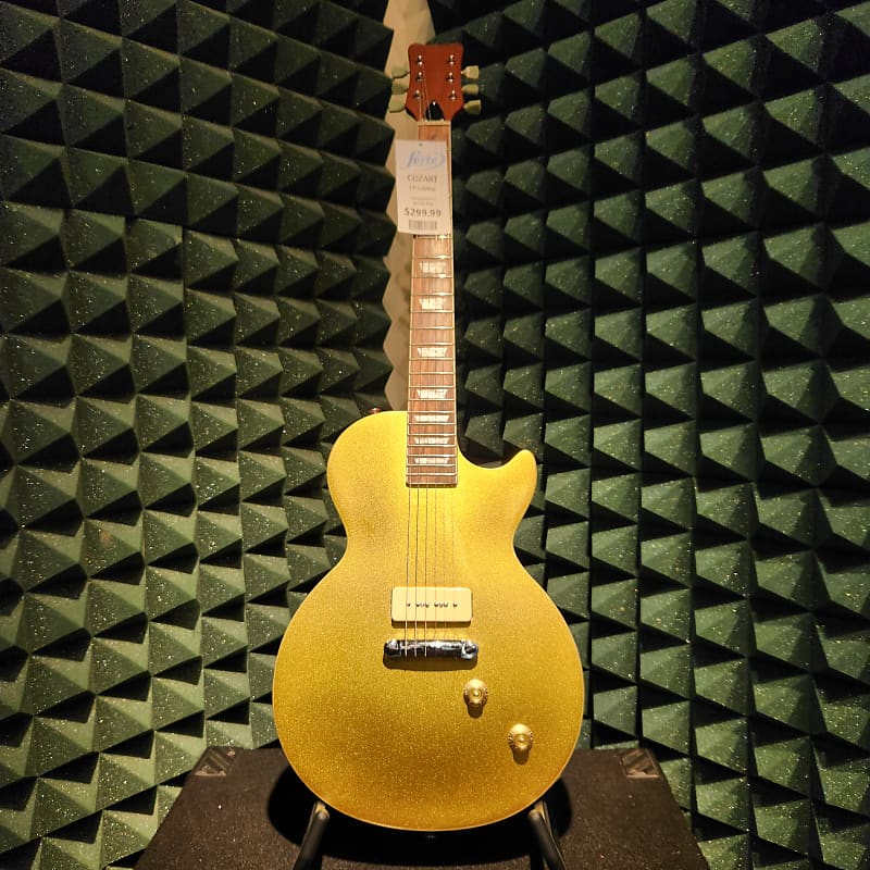 Cozart "LP" Gold Top 2010s - Gold Flake | Reverb