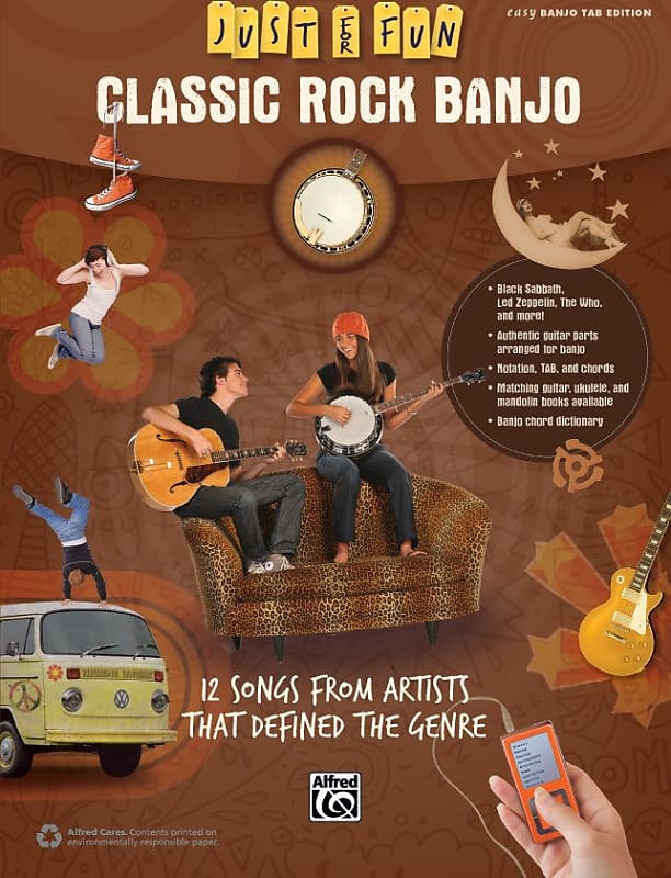 Just for Fun: Classic Rock Banjo: 12 Songs from Artists That | Reverb