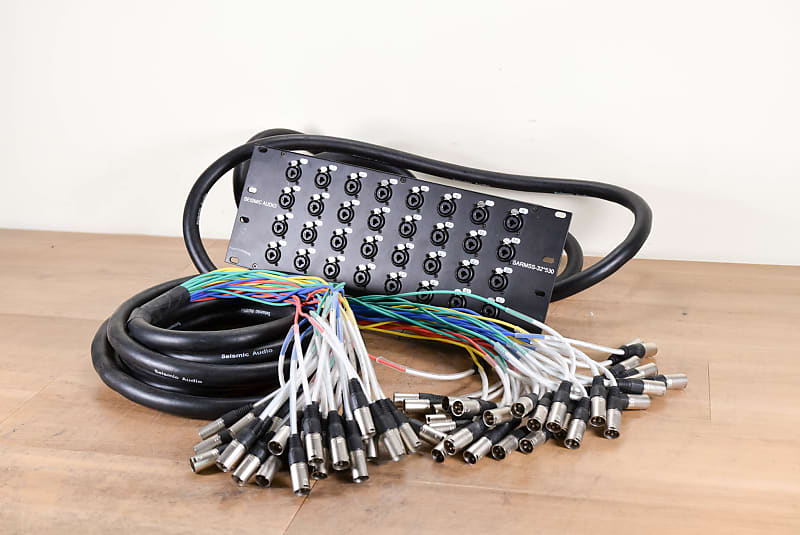 Seismic Audio SARMSS-32x530 32-Ch. Splitter Snake - 5' and | Reverb