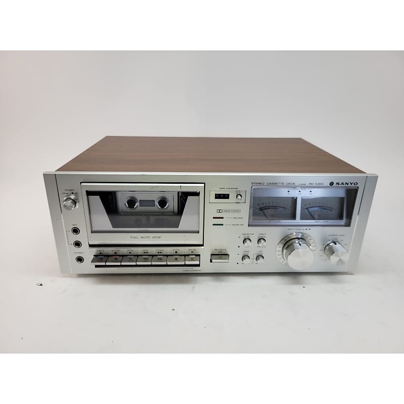 Vintage Sanyo RD 5350 Cassette Deck - Tested, See notes | Reverb